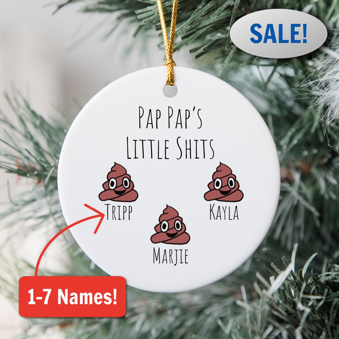 Pap-pap's Little Shits, Customized Pap Pap, Personalized Pap-pap ...