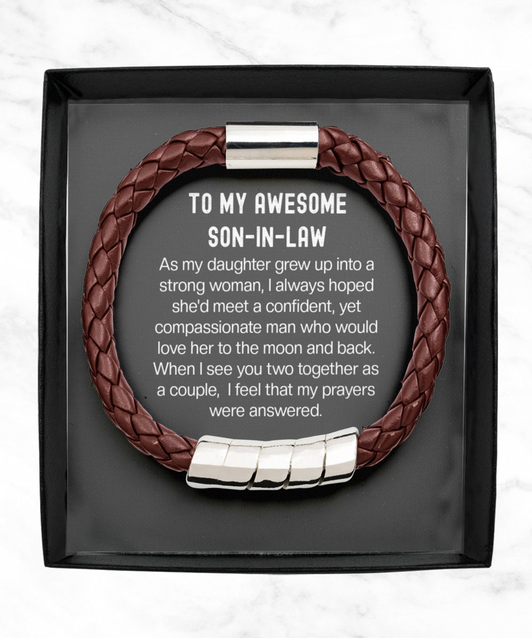 To My Awesome Son-in-law, Best Sil From Mother in Law, Mil Gifts for ...