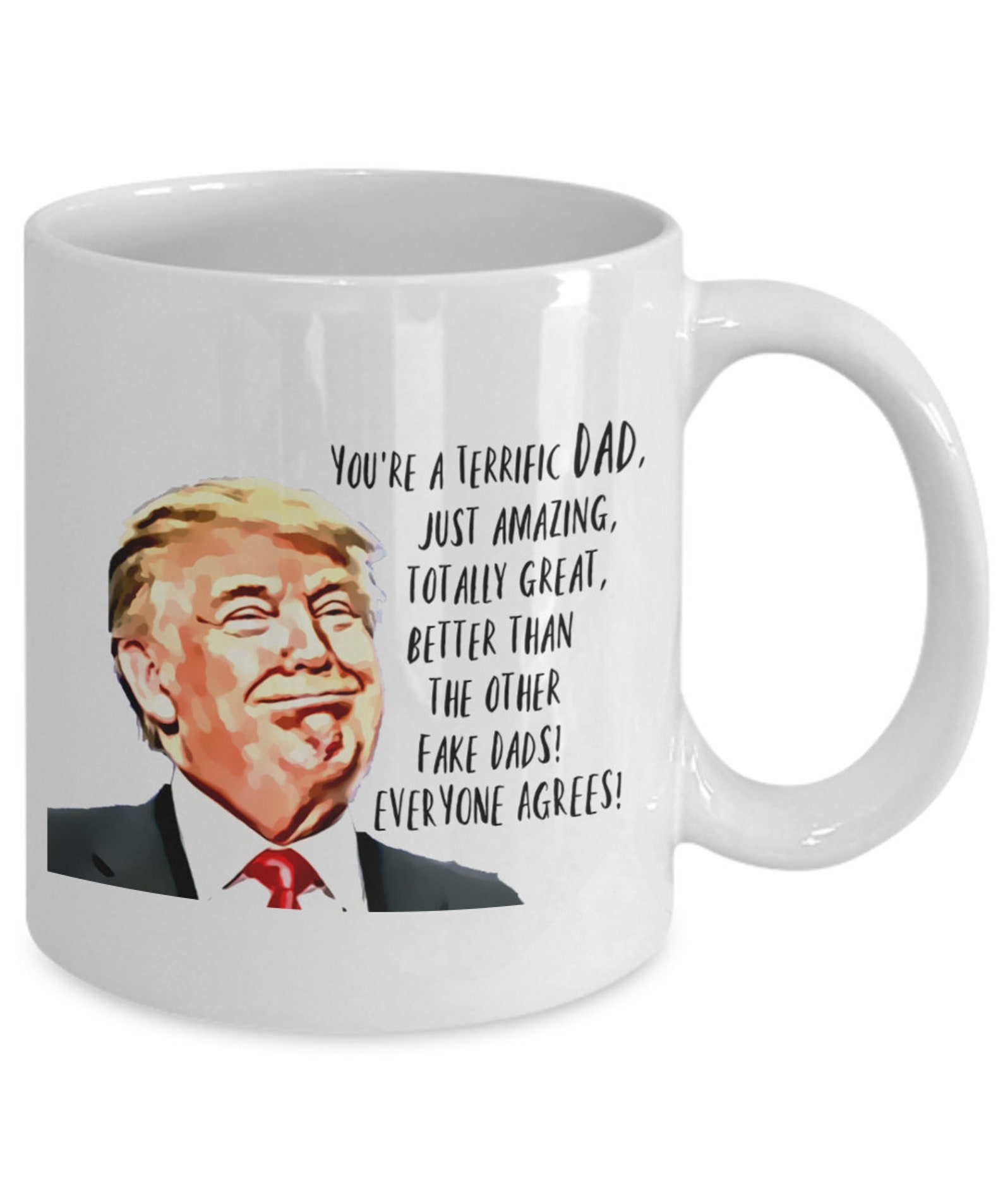Trump Dad Mug - Funny Donald Trump Gift Coffee Mug for Fathers From Son ...