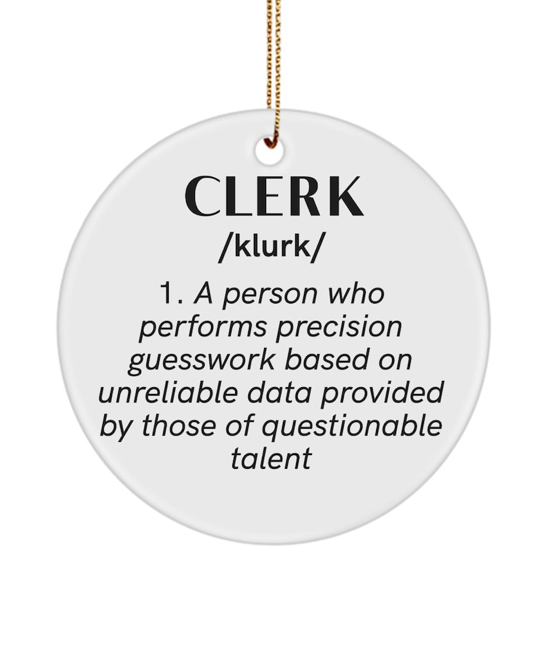 Clerk Definition Coffee Mug Funny Clerk Gift Ideas for Men for - Etsy