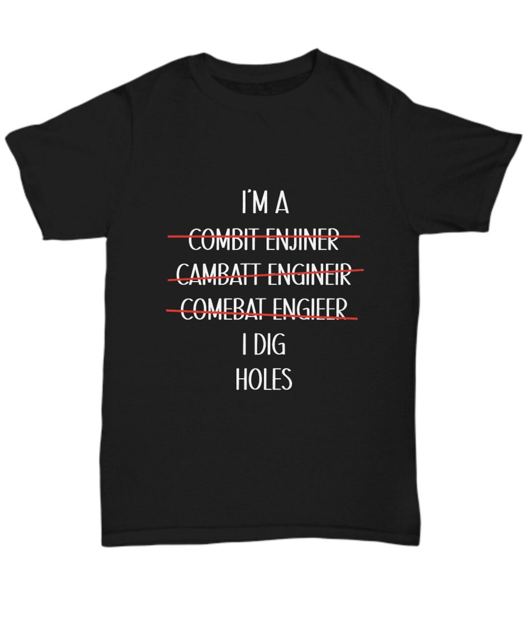 Combat Engineer, Funny Military Army Humor, Promotion Gift, Army ...