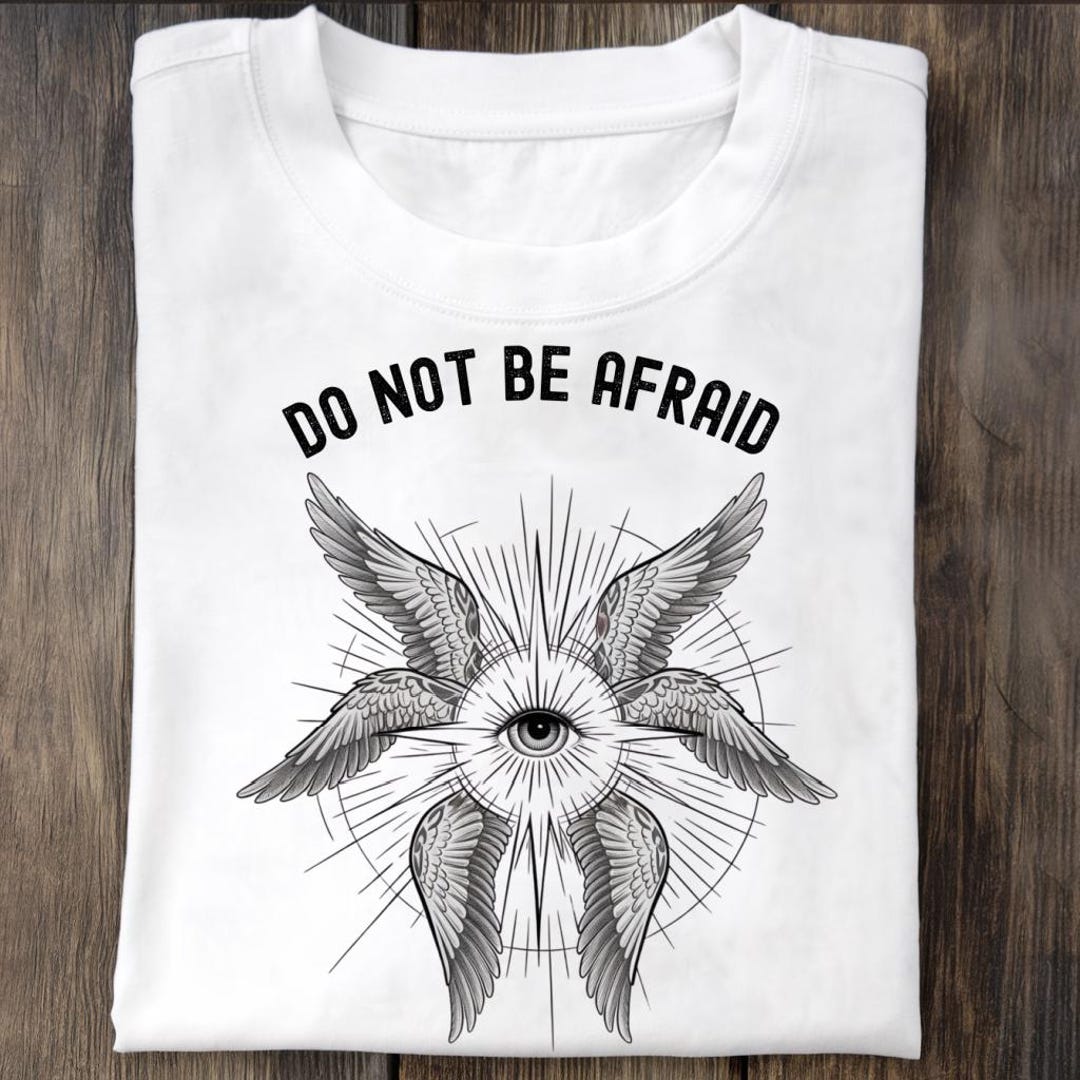 Do Not Be Afraid, Biblically Accurate Angel Meme Tee Shirt, Funny ...