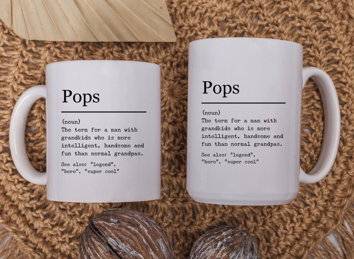 Pops Noun Mug, Pops Coffee Mug, Pops Gift, Pops Mug, Funny Gift for ...