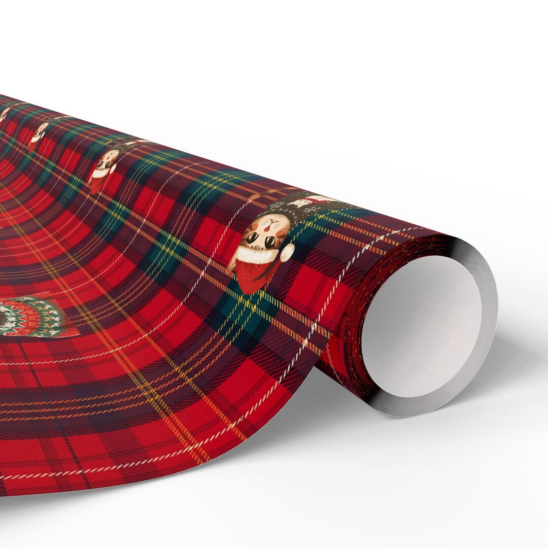 Festive Wrapping Paper - Christmas Gift Wrap for Holidays, Birthday ...