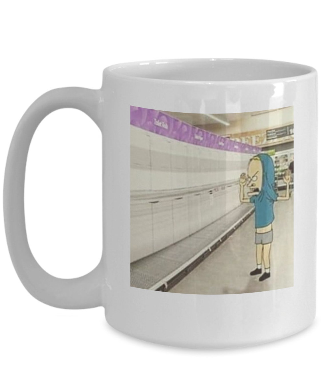 Beavis and Butthead Meme Gift Funny Meme Mug Toilet Paper | Etsy