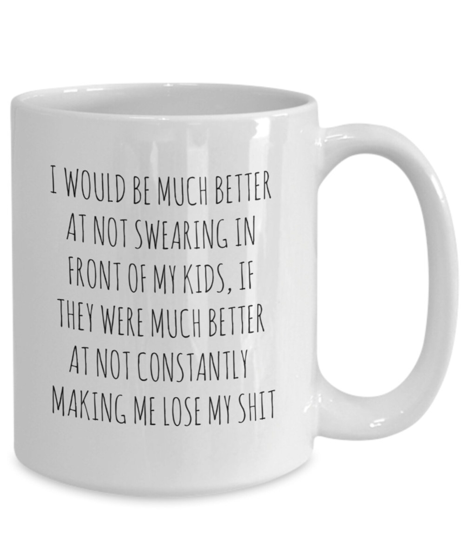 Funny coffee mug for parents with kids Sarcastic novelty gag | Etsy