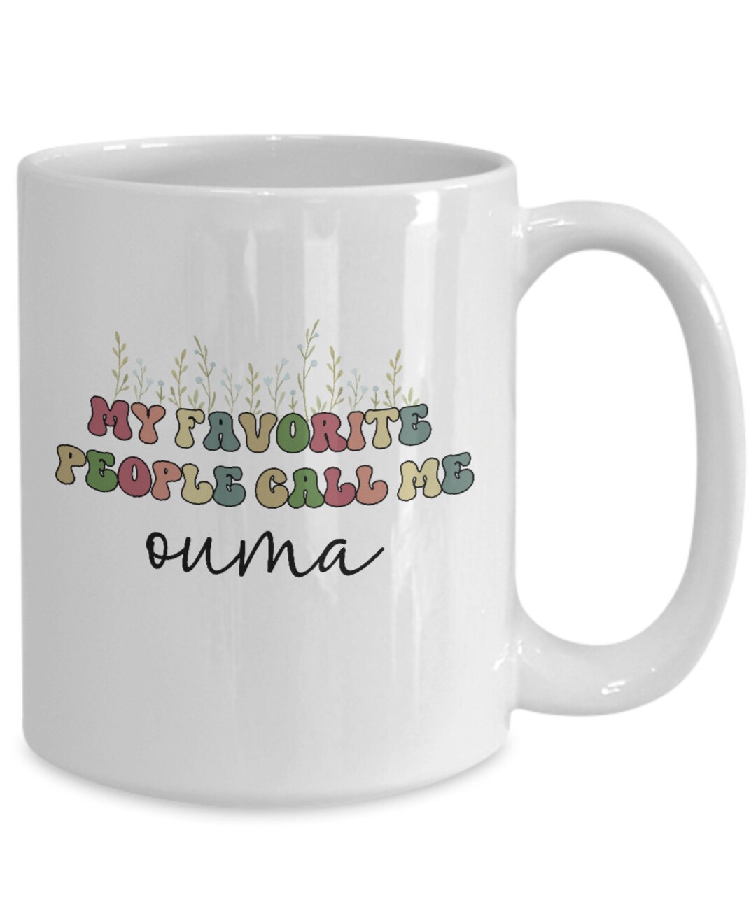 Ouma Coffee Mug, Funny Grandmother Gift Ideas for Mother's Day Best ...