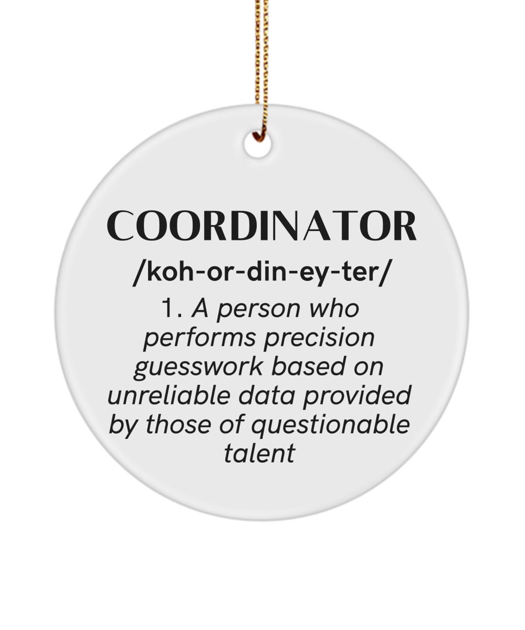 Coordinator Definition Coffee Mug Funny Coordinator Gift Ideas for Men ...