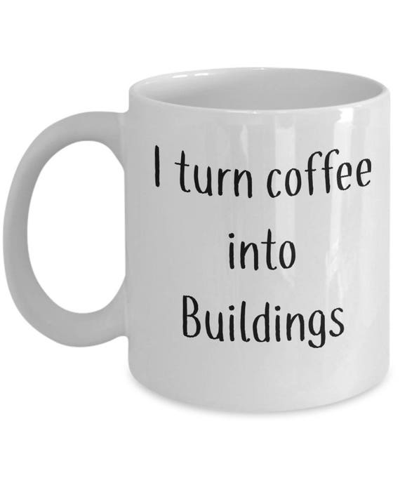 Architect Coffee Mug Gift for Construction Worker - Etsy