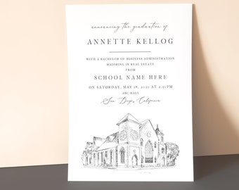 Uta Graduation Invite - Etsy