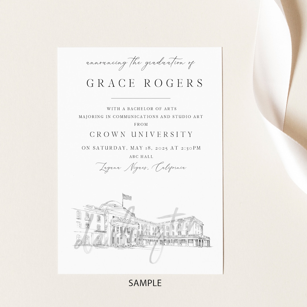 University Graduation Announcements of North Dakota Schools, Grad ...