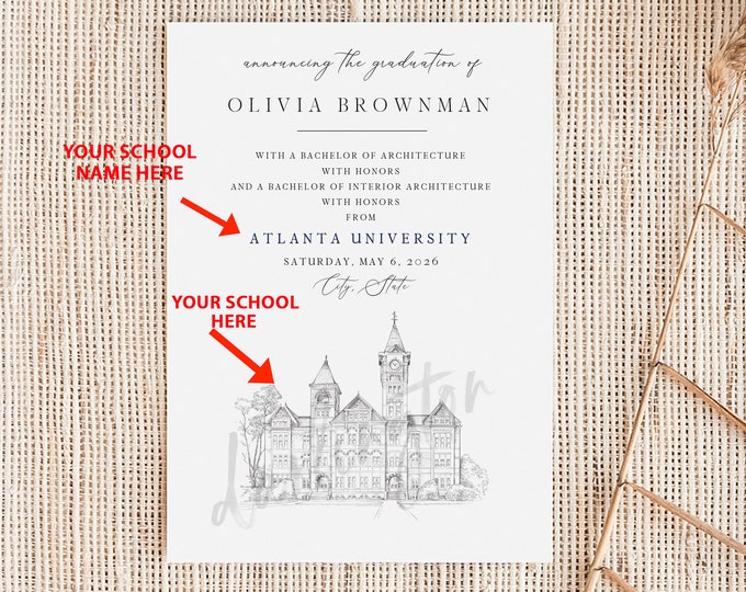 Traditional Graduation Announcements Graduation Invites Grad ...