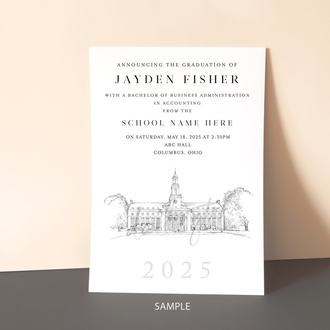 University Graduation Announcements of Oklahoma Schools, Colleges, High ...