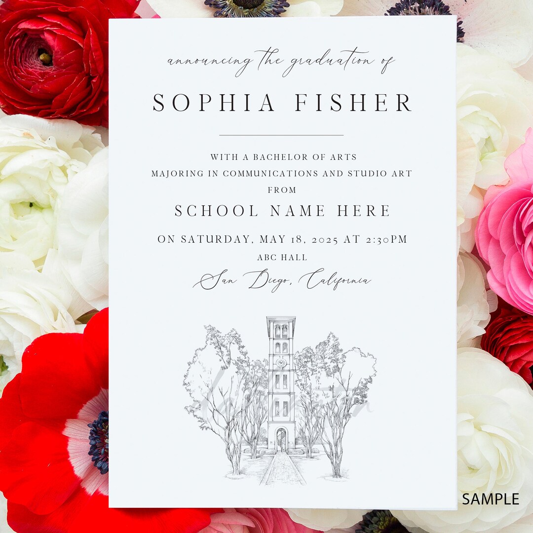 University Graduation Announcements of Wisconsin Schools, Colleges ...