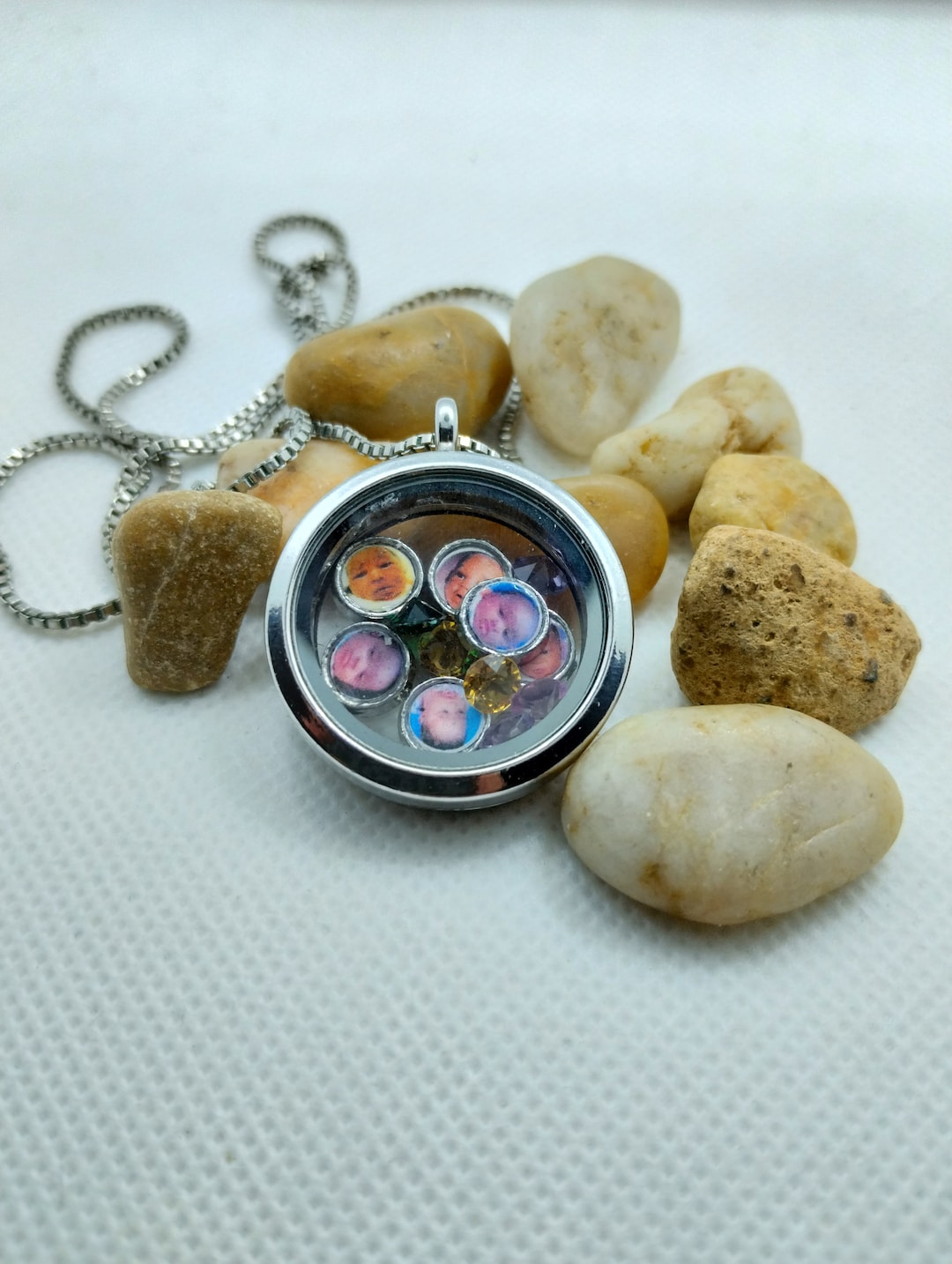 Custom Floating Charm Photo Lockets. - Etsy