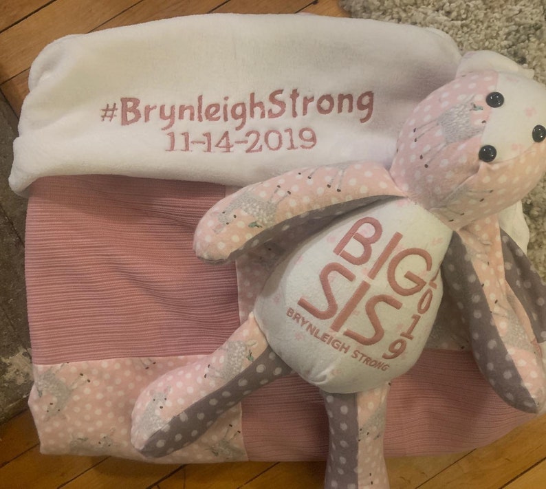 Memory Bear With Embroidered Monogram | Etsy