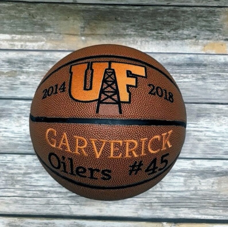 Made to Order Personalized Basketball - Etsy