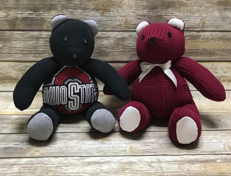 Memory Bear With Embroidered Monogram - Etsy