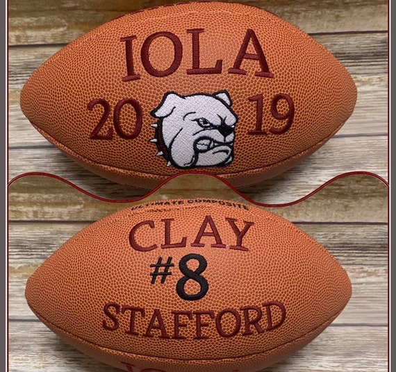 Made to Order Personalized Football - Etsy
