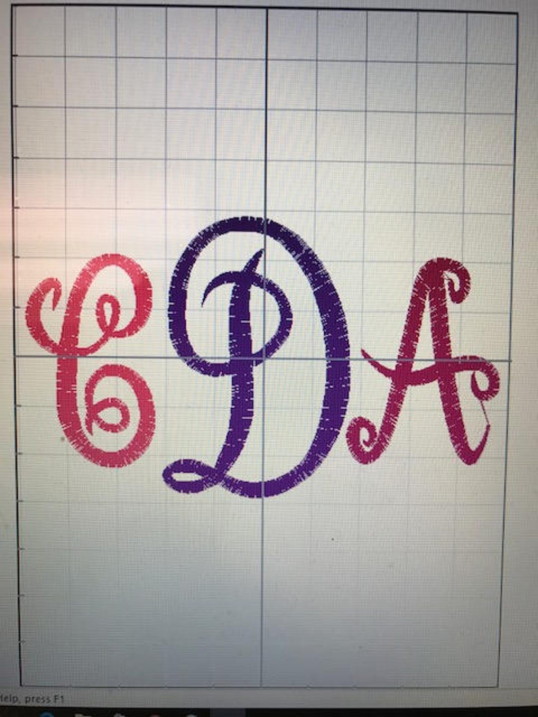 Made to Order Monogram Embroidery File - Etsy