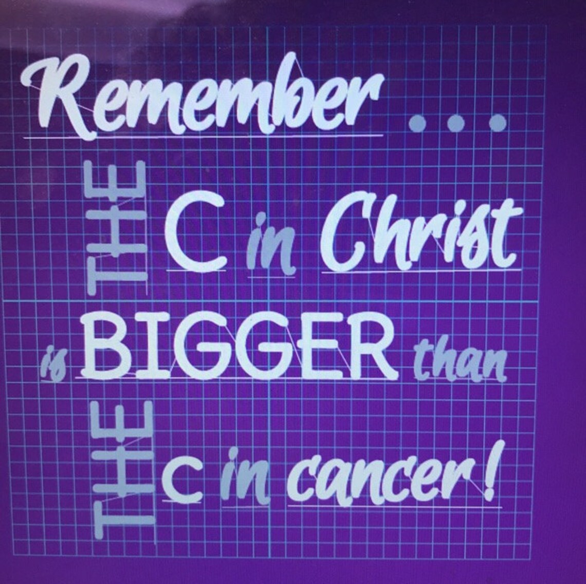 Christ and Cancer Embroidery File - Etsy