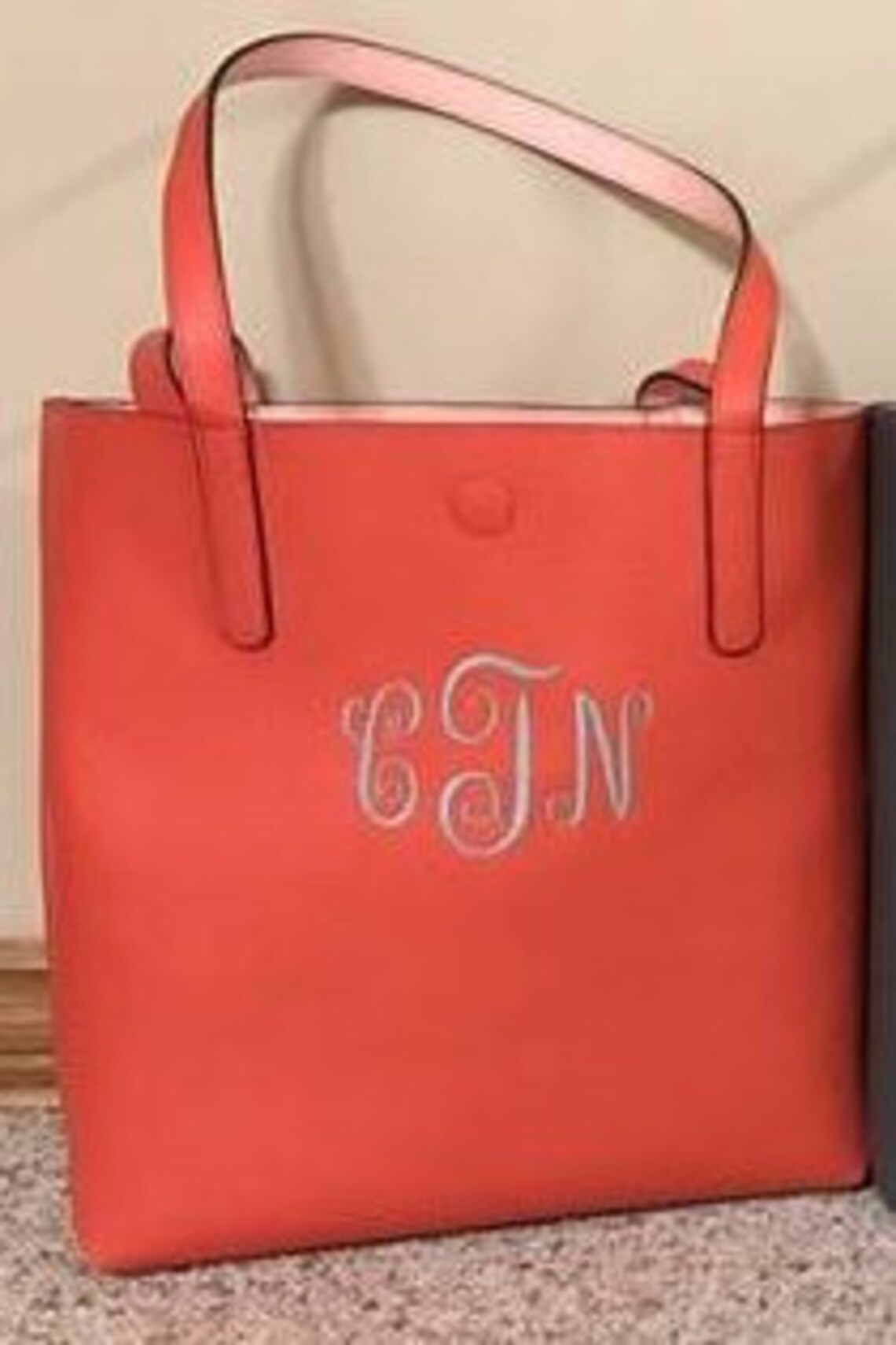 Made to Order Unlined Monogrammed Purse single Color Choice | Etsy