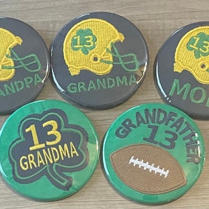 Spirit Buttons With Personalized Embroidery - Etsy