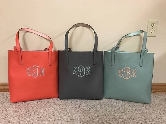 Made to Order Unlined Monogrammed Purse single Color Choice | Etsy