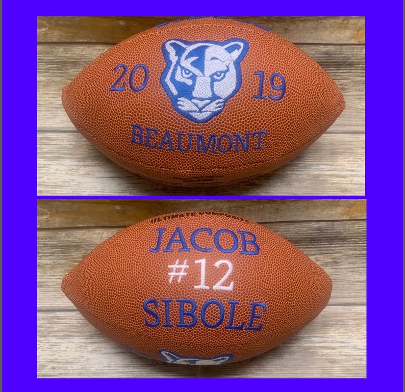 Made to Order Personalized Football - Etsy