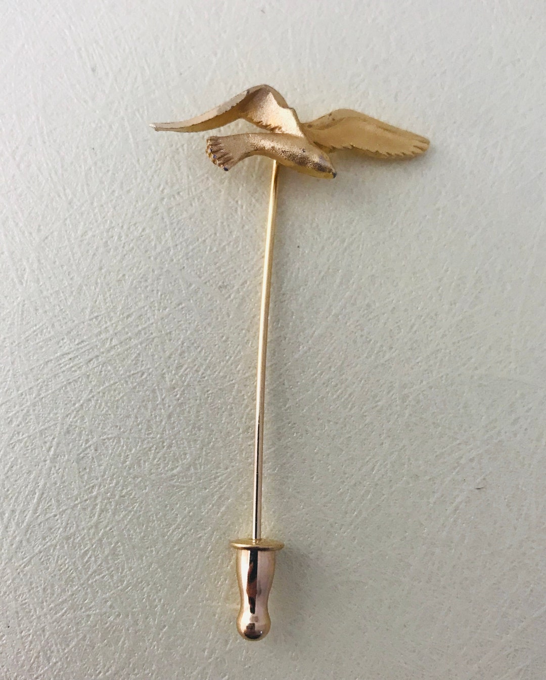 Monet Gold-tone Seagull Stick Pin - Light and Elegant - Etsy