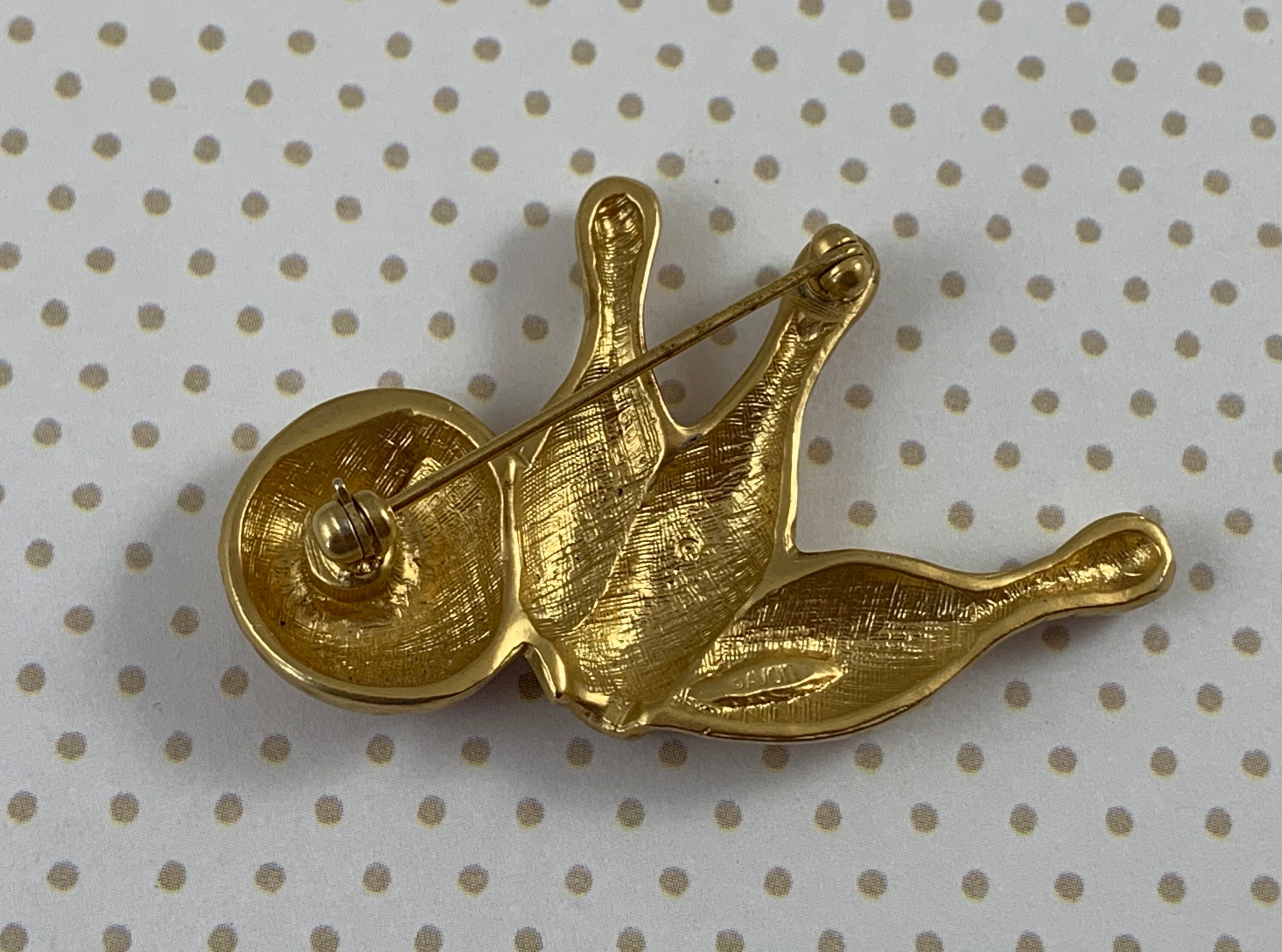 Avon my Favorite Hobby Bowling Pin / Brooch | Etsy