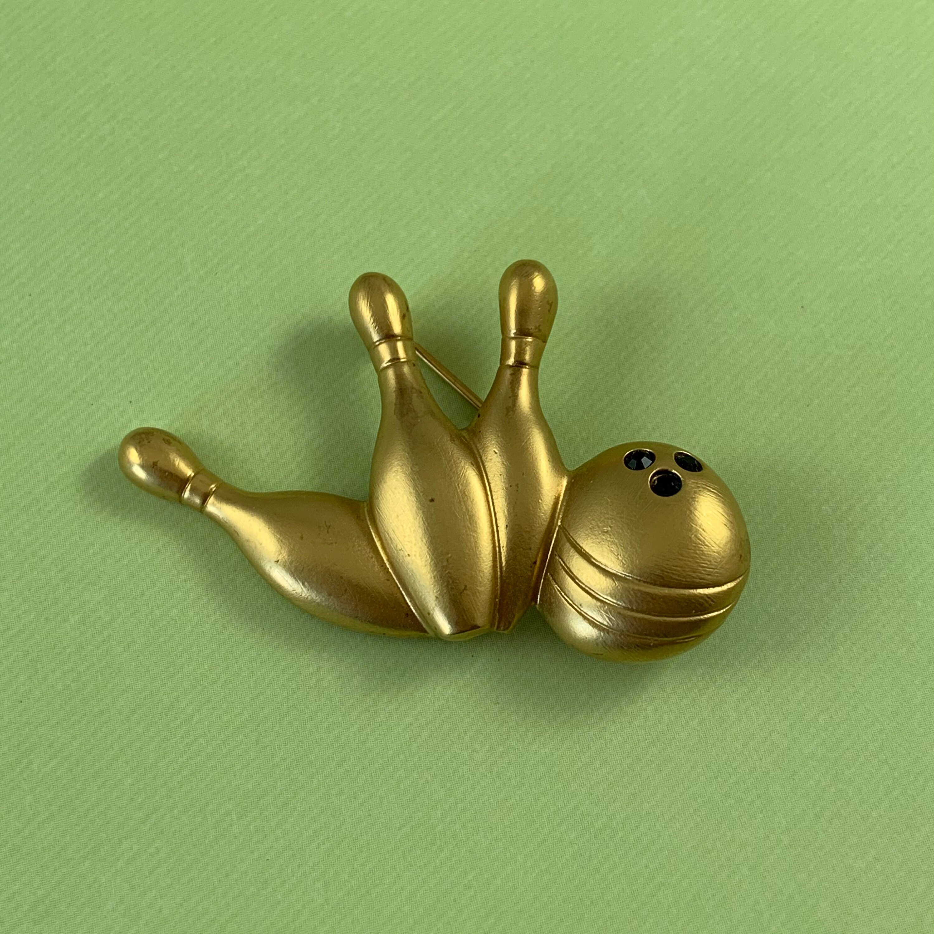 Avon my Favorite Hobby Bowling Pin / Brooch - Etsy