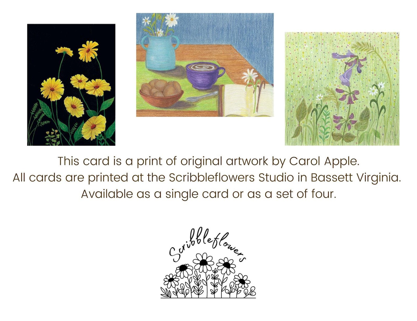 Fall Leaf Fantasy Note Card - Print of Original Art - A2 Size - Etsy
