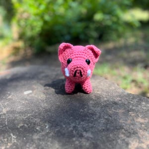 MINI Crochet Stuffed Razorback | Handmade Arkansas Hog Plush | Football ...