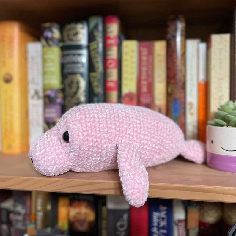VELVET Crochet Stuffed Animal Manatee Plushie - Etsy