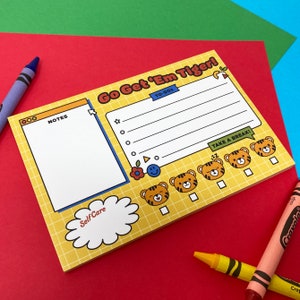 Kidcore Self Care Kit! Coloring Book, Notepad, Stickers, Mini Dry Erase ...