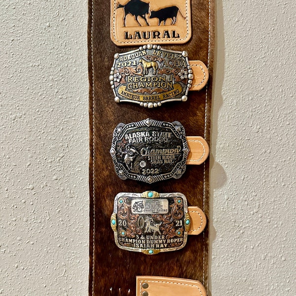 Rodeo Buckle Display - Etsy