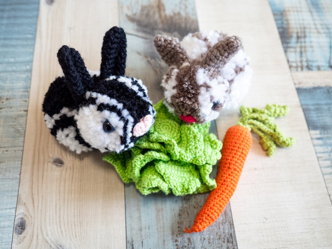 DE Instructions - Bunnies Hopsi and Hoppel - Gift, Amigurumi, Children ...