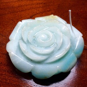 Carved Stone Flowers, Hand Carved Stone Roses, Gemstone Flowers ...