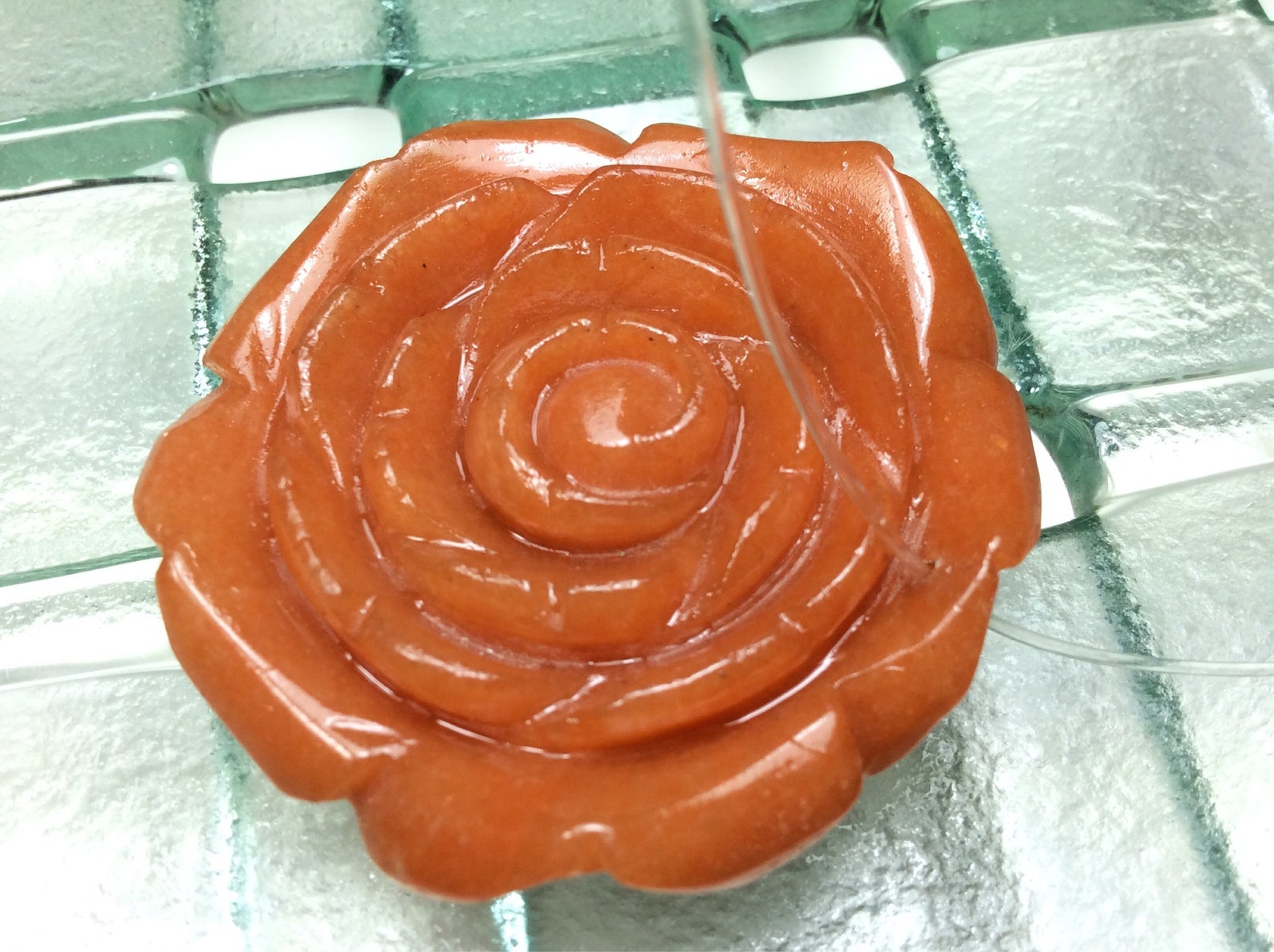 Carved Stone Flowers, Hand Carved Stone Roses, Gemstone Flowers ...