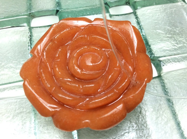 Carved Stone Flowers, Hand Carved Stone Roses, Gemstone Flowers ...