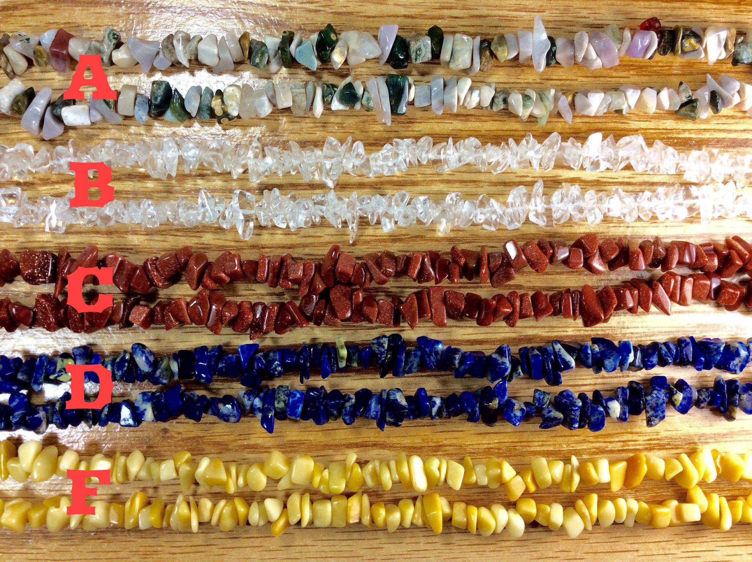 Gemstone Quality Chips. A Variety of Stone Chips for Your Choice ...