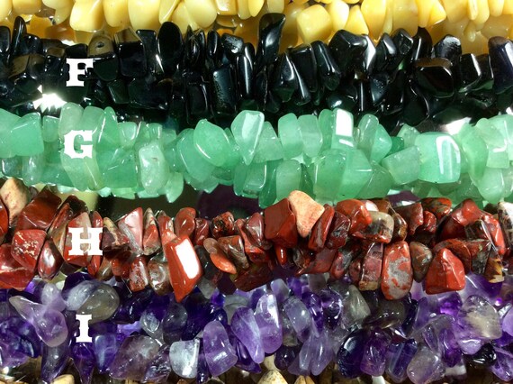 Gemstone Quality Chips. A Variety of Stone Chips for Your | Etsy