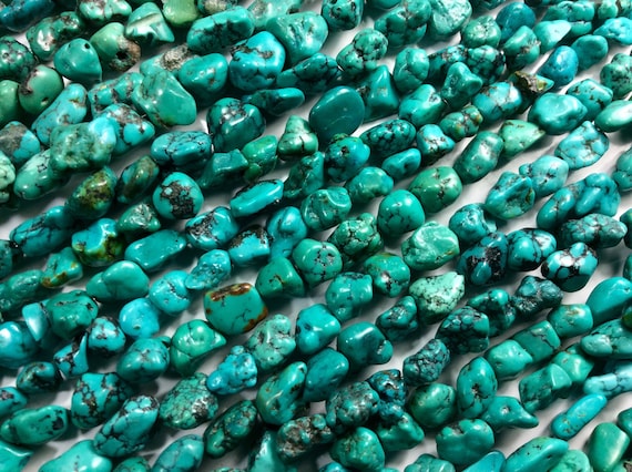 Natural Chinese Blue-green Turquoise Mountain Turquoise - Etsy