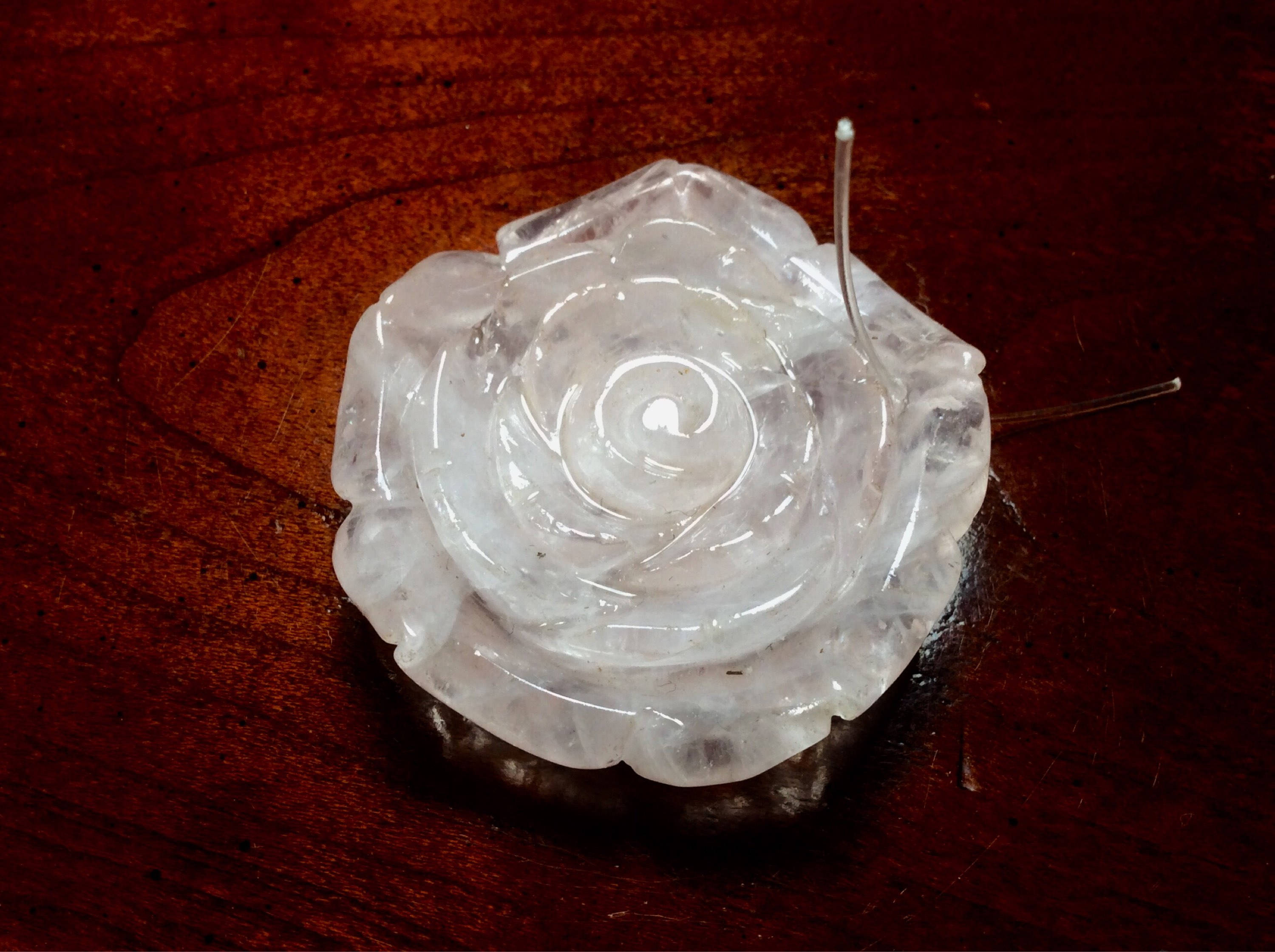 Carved Stone Flowers, Hand Carved Stone Roses, Gemstone Flowers ...