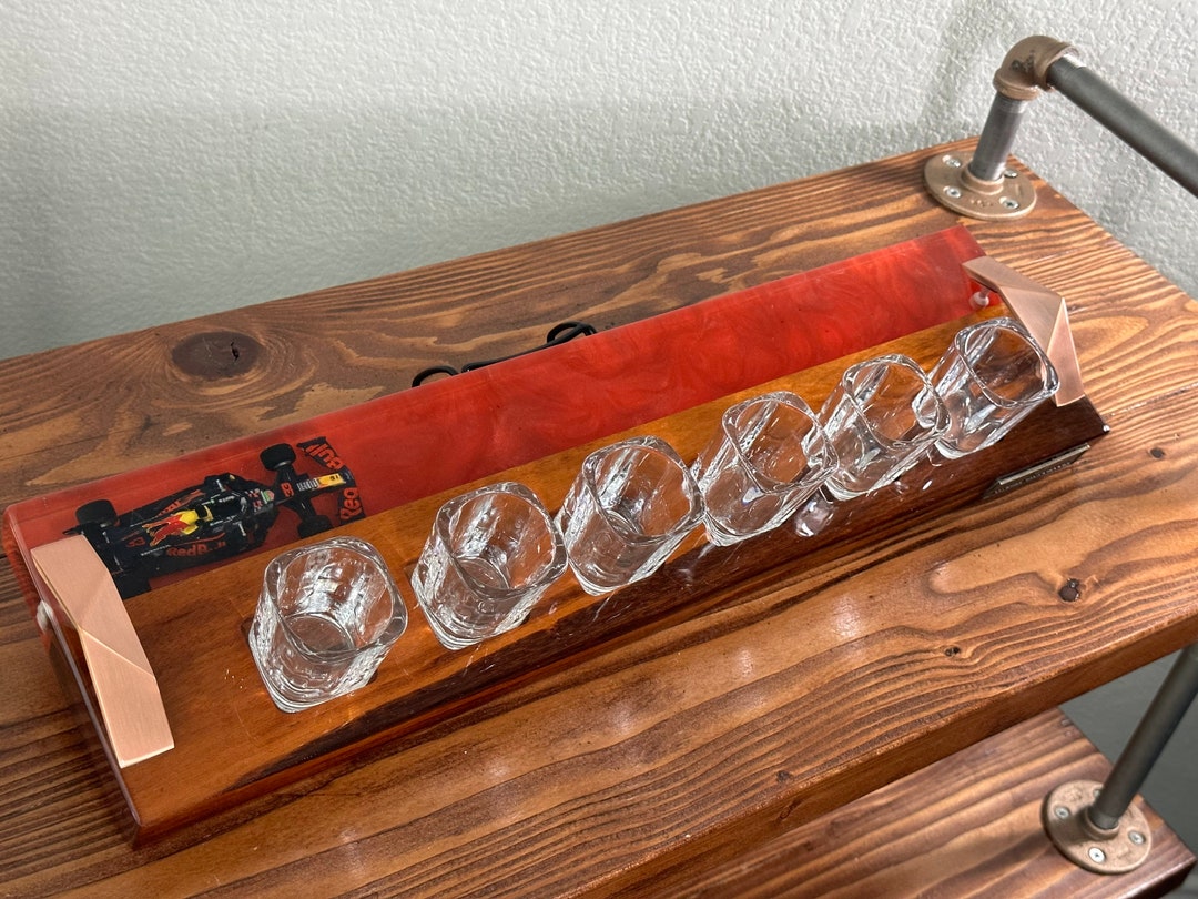 Formula 1 Red Bull Racing Shot Glass Board.max Verstappen. - Etsy
