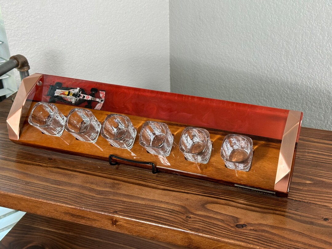 Formula 1 Red Bull Racing Shot Glass Board. Max Verstappen - Etsy