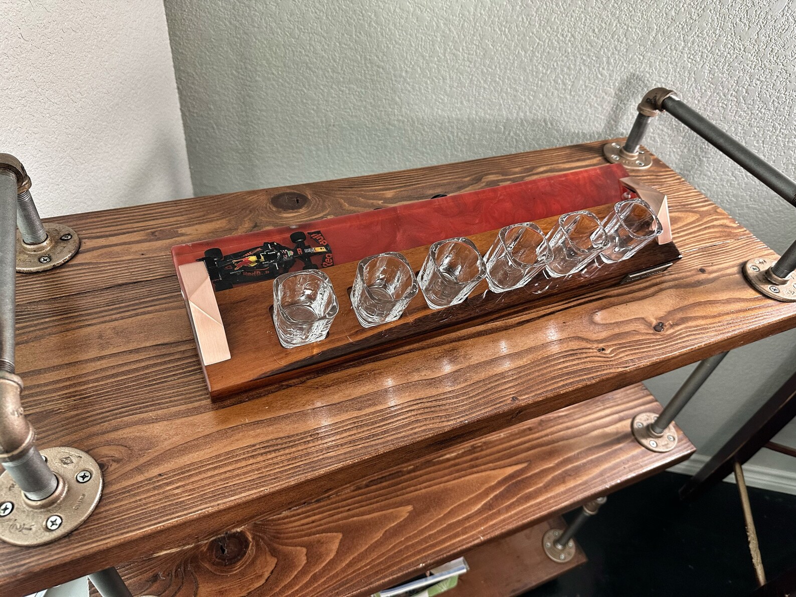 Formula 1 Red Bull Racing Shot Glass Board.max Verstappen. - Etsy