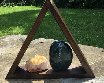 Triangle Wood Stand - Etsy