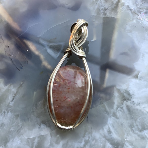 Sunstone Pendant - Etsy